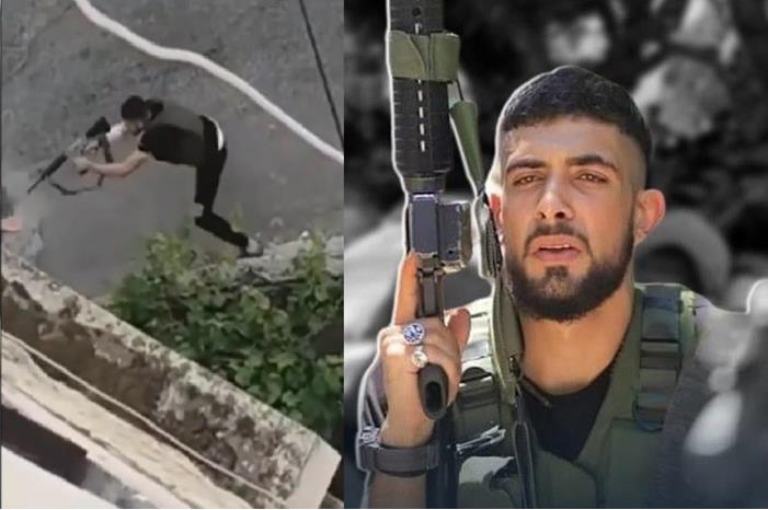 صورة والدة الشهيد إبراهيم النابلسي تحمل نعشه وهي مبتسمة تثير تفاعلا